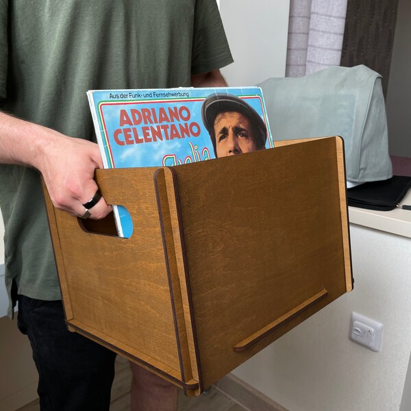 Vinyl Record Box - Etsy