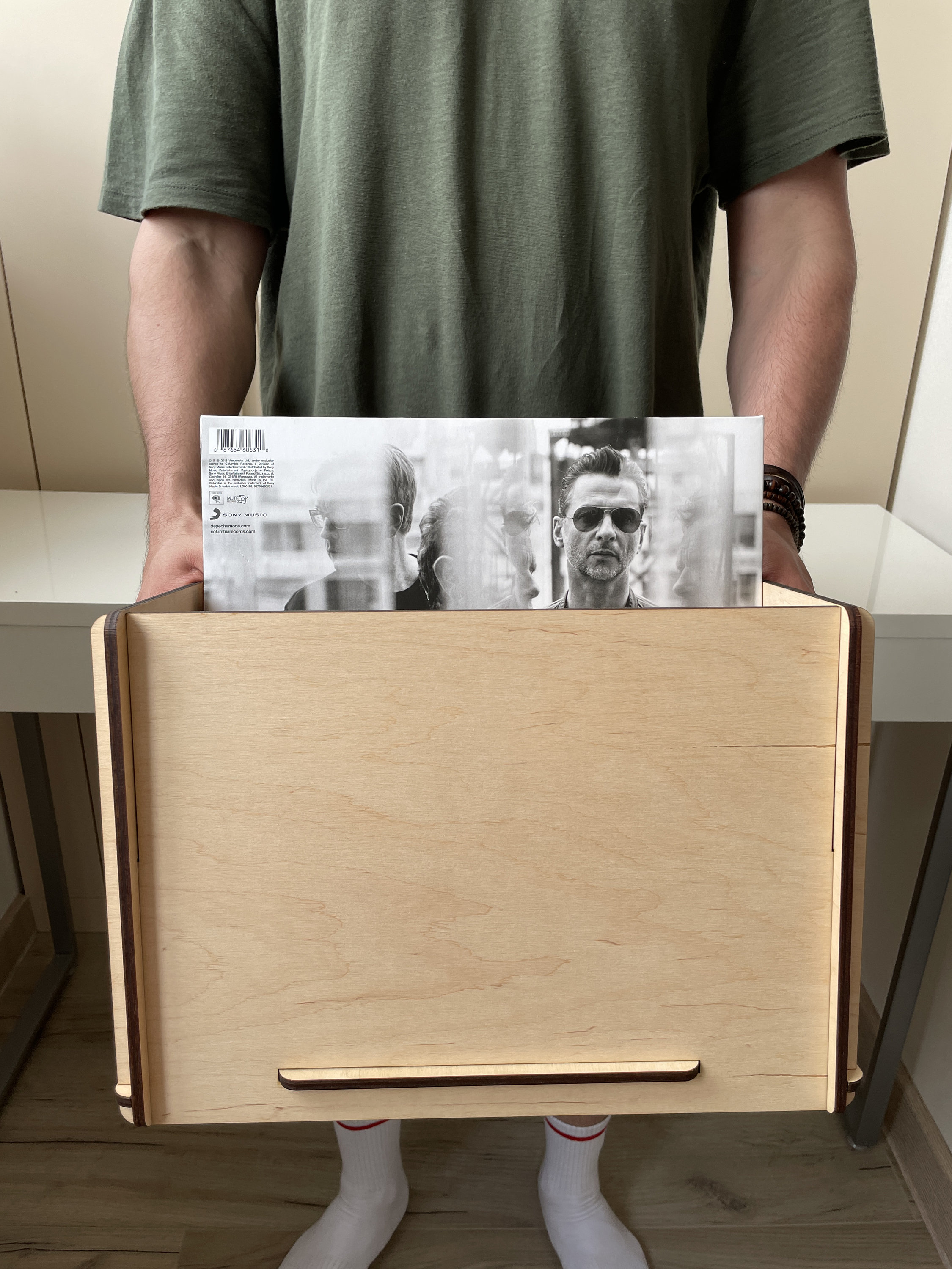 Vinyl Record Organizer Personalized Record Storage Crate Wood - Etsy