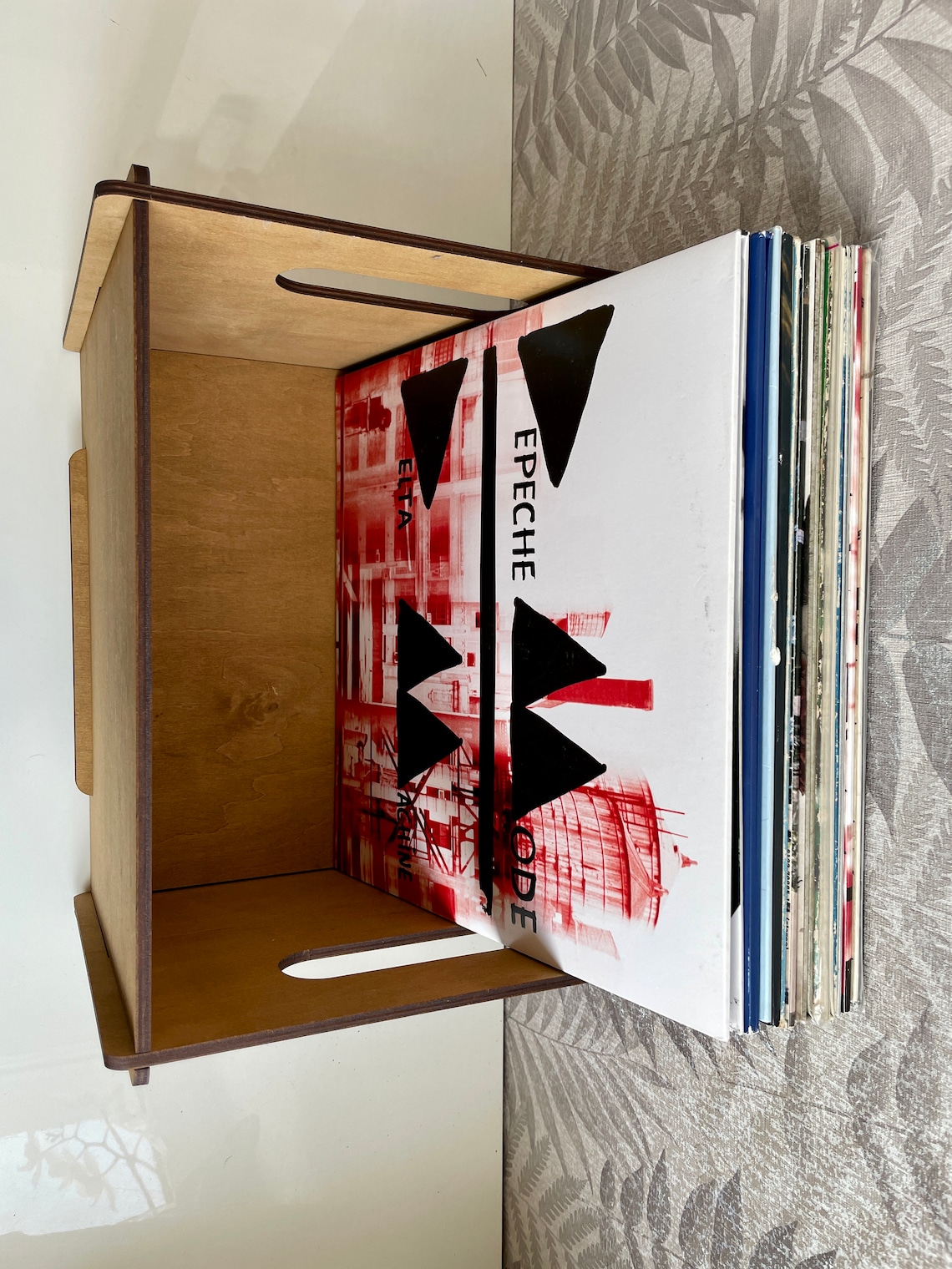 Record Holder Wood Storage Box Record Storage Crate Vinyl - Etsy