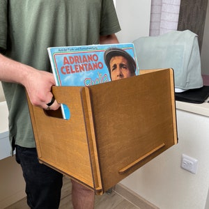 Wooden DIY Storage Box for Everything, DIY Record Storage Box for LPS ...