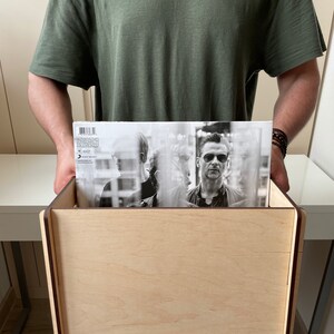 Wooden DIY Storage Box for Everything, DIY Record Storage Box for LPS ...