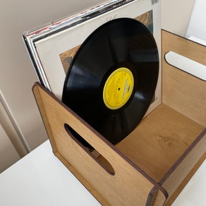 Wooden DIY Storage Box for Everything, DIY Record Storage Box for LPS ...