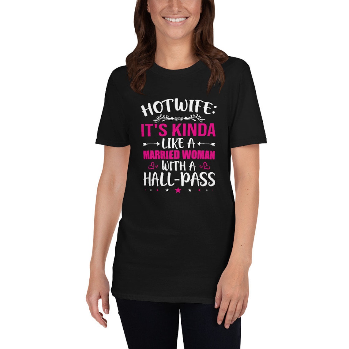 Hall Pass Wifefree Shippinghotwifecouples Shirtssexy Etsy