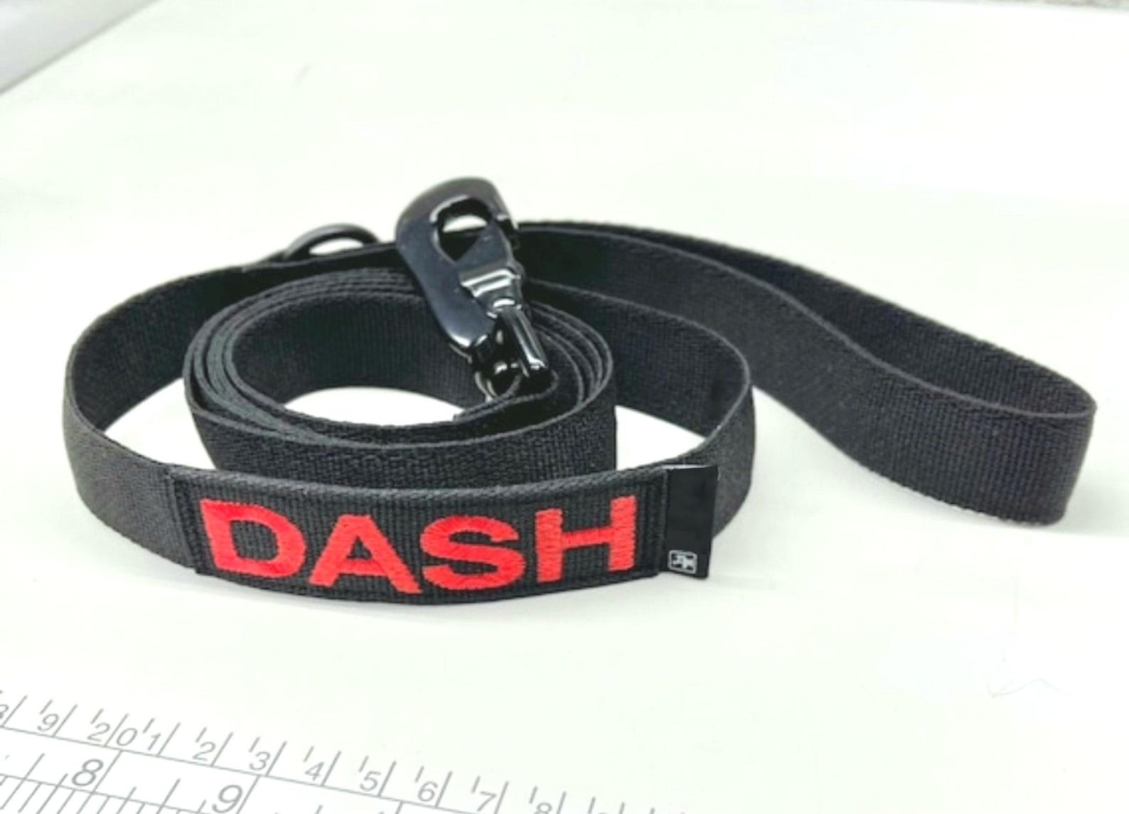 Embroidered Tactical Dog Leash in 4ft, 5ft, and 6ft Lengths With Heavy ...
