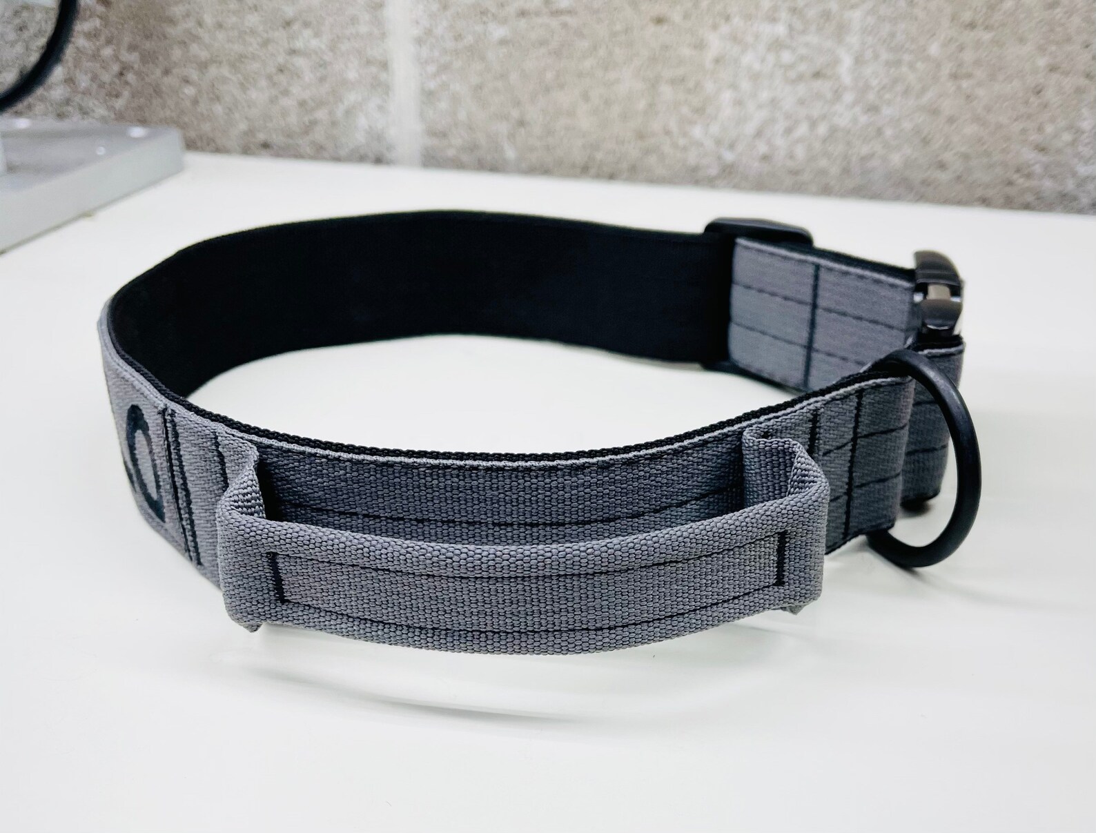 Tactical 1-1/2 Wide Dog Collar With Handle Personalized - Etsy