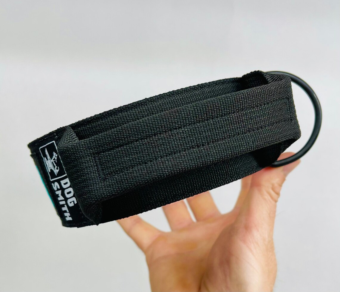 Tactical 2 wide Dog Collar with Handle Personalized | Etsy