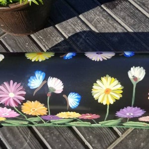 Wild & Colorful Gerber Daisies Hand Painted Mailbox - Etsy