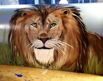 Lions Mailbox - Etsy