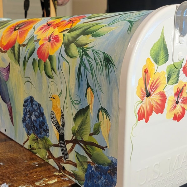 Hand Painted Mailboxes - Etsy