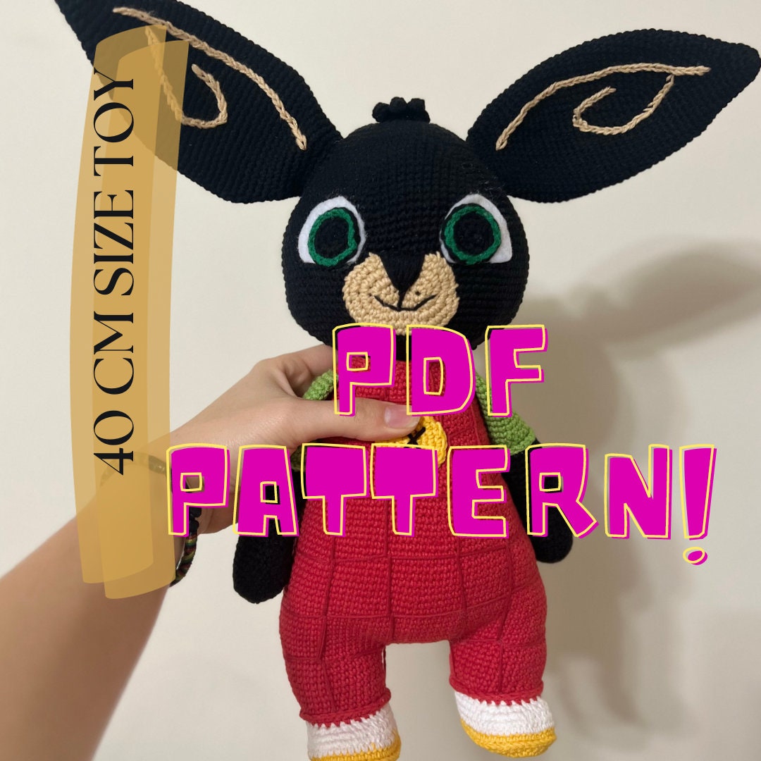 CROCHET PATTERN, Amigurumi Bing Bunny / Rabbit PDF Pattern in English ...