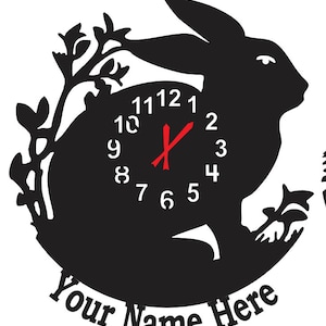 Personalized Metal Clock Almost Any Animal - Etsy