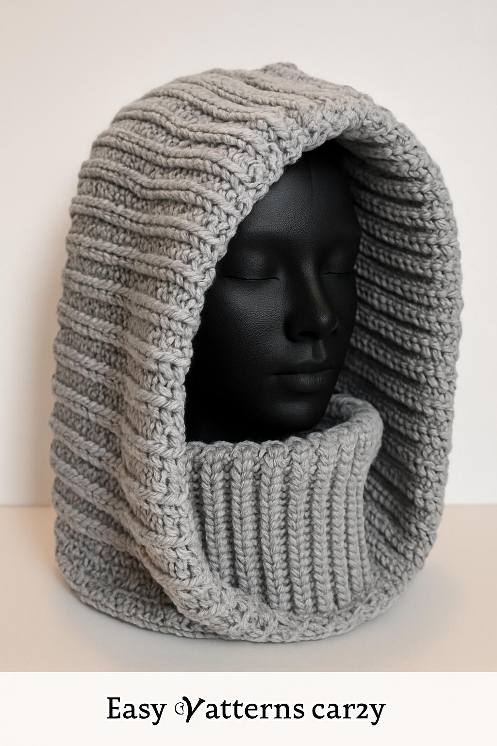 Nae’s Easy Hooded Scarf PDF Pattern - Etsy
