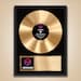 Music Award Plaque, Vinyl Award, Custom Plaque, Vinyl Record Plaque ...