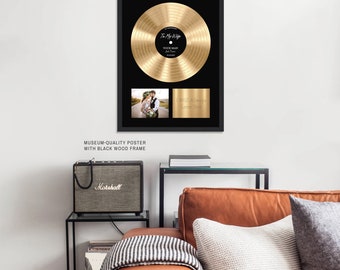 Personalized Billboard Plaque, Custom Plaque, Vinyl Record Plaque ...