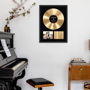 Personalized Plaque, Custom Plaque, Vinyl Record Plaque, Framed Poster ...