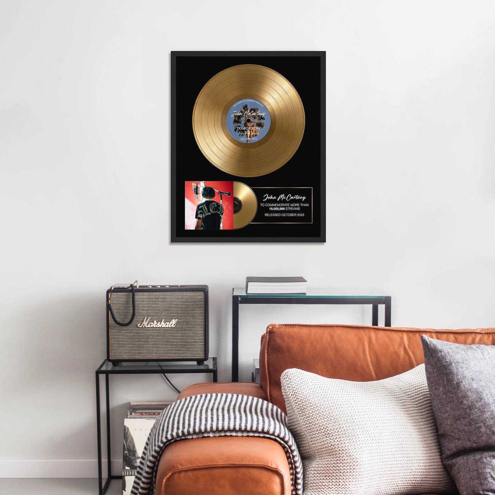 Personalized Music Award Plaque, Custom Plaque, Music Award, Frame ...