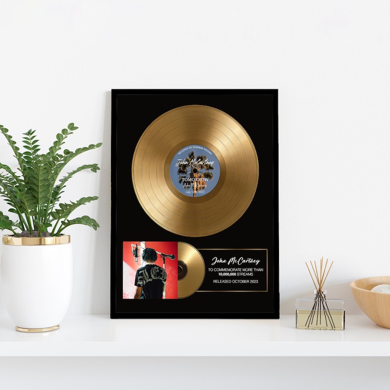 Personalized Plaque, Custom Plaque, Vinyl Record Plaque, Framed Poster ...