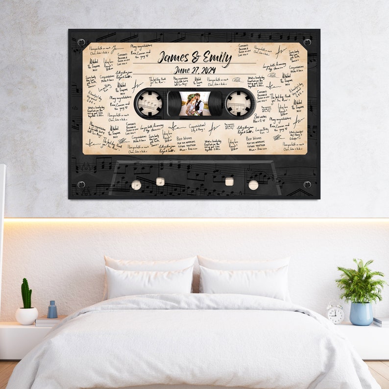 Wedding Guest Book Alternative Wood Rustic Wedding Decor Personalized ...