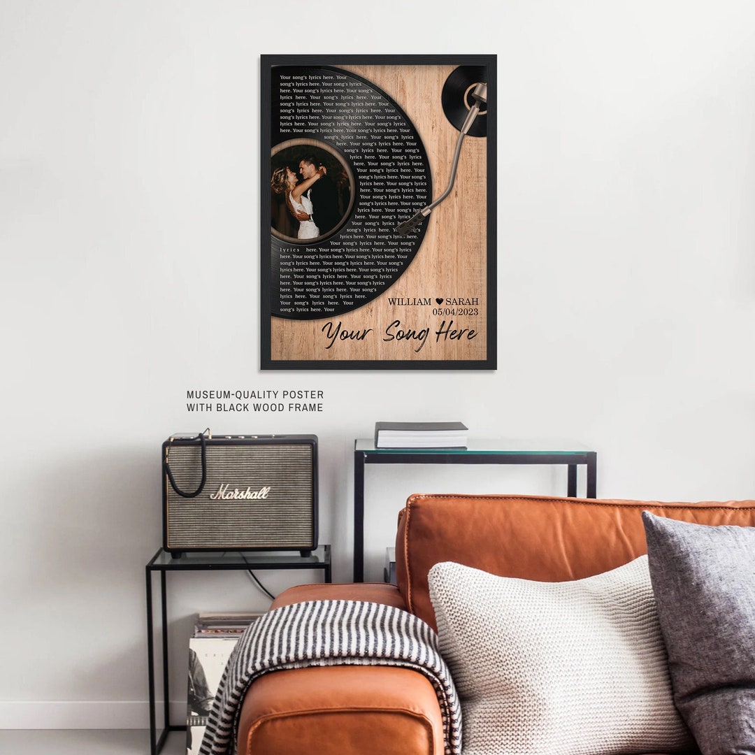 Personalized Music Plaque, Custom Plaque, Music Award, Frame Award ...