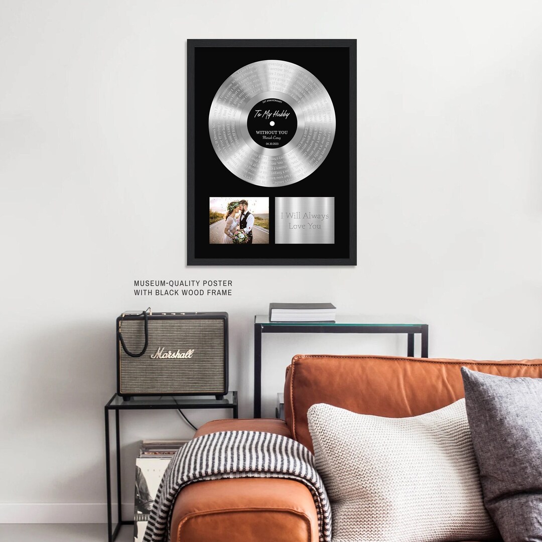 Personalized Plaque, Custom Plaque, Vinyl Record Plaque, Framed Poster ...