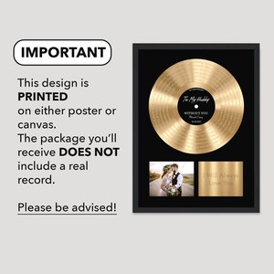 Personalized Plaque, Custom Plaque, Vinyl Record Plaque, Framed Poster ...