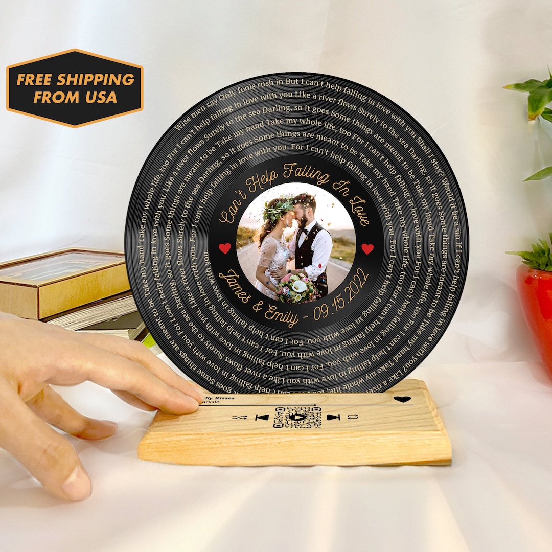 Personalized Gifts for Vinyl Record Lovers, Meaningful Song Print, Mr ...