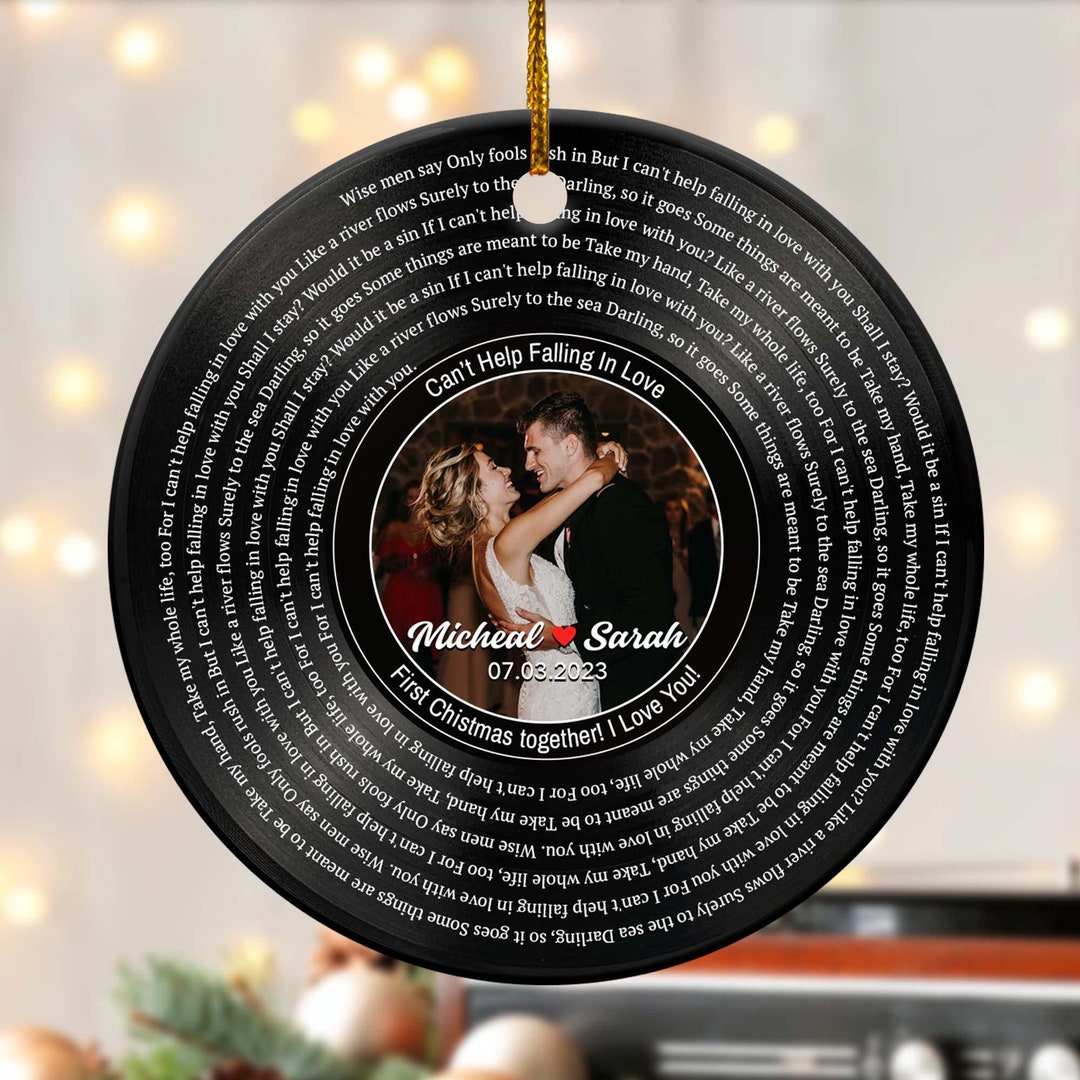Vinyl Records Custom Custom Christmas Ornament Scannable Ornaments ...