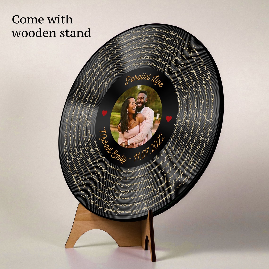 Personalized Wedding Gift Vinyl Record Song Lyrics for Him - Etsy