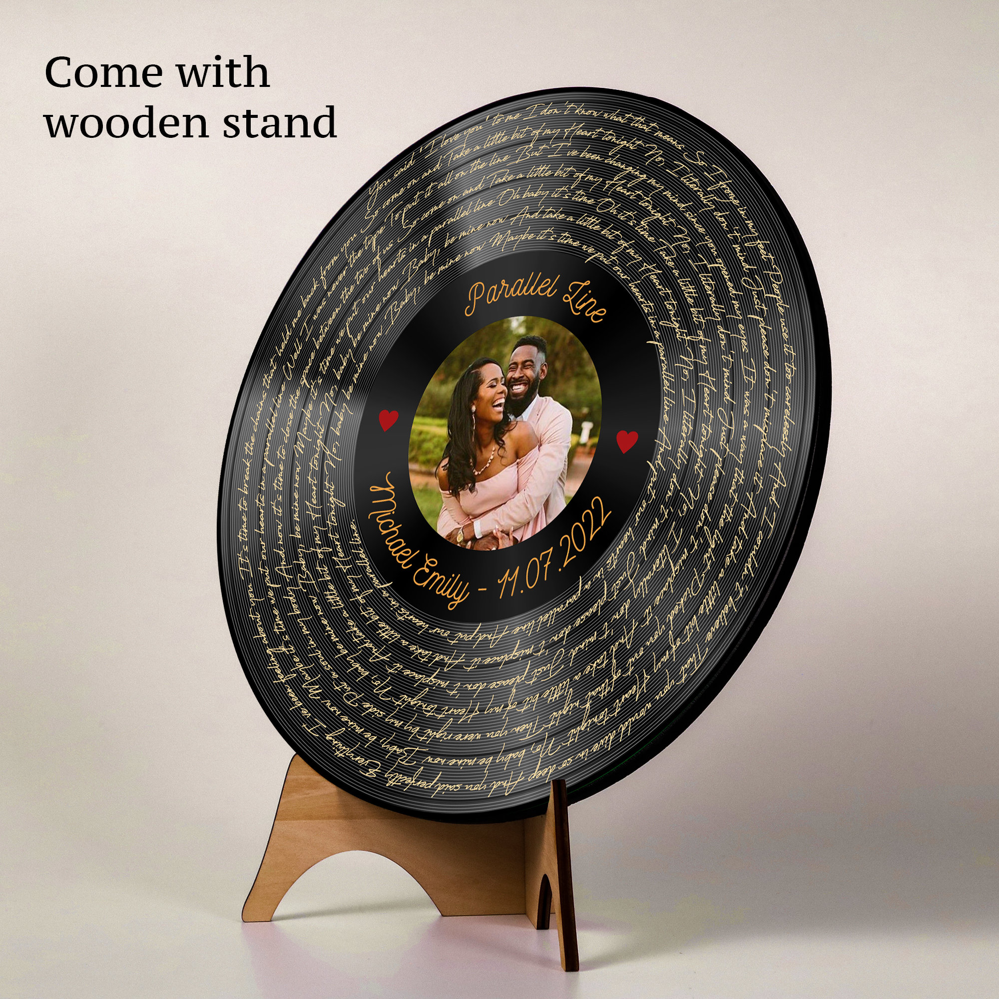 Personalized Wedding Gift Vinyl Record Song Lyrics for Him - Etsy