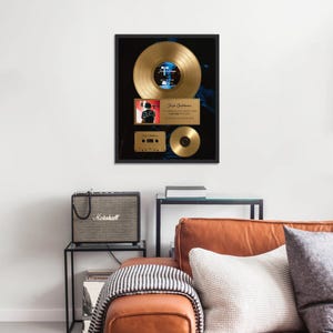Personalized Music Award Plaque, Custom Plaque, Music Award, Frame ...
