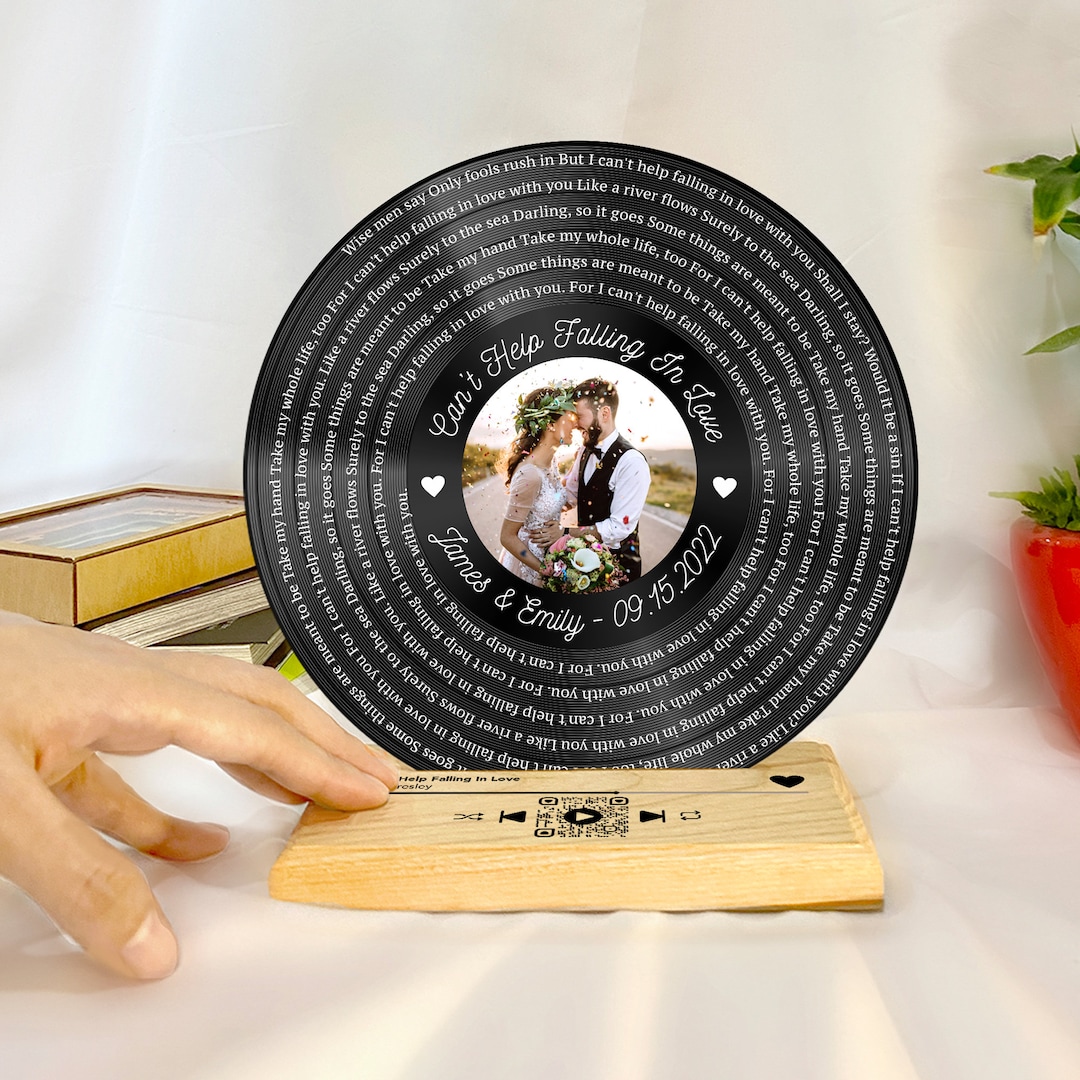 Personalized Gifts for Vinyl Record Lovers, Meaningful Song Print, Mr ...