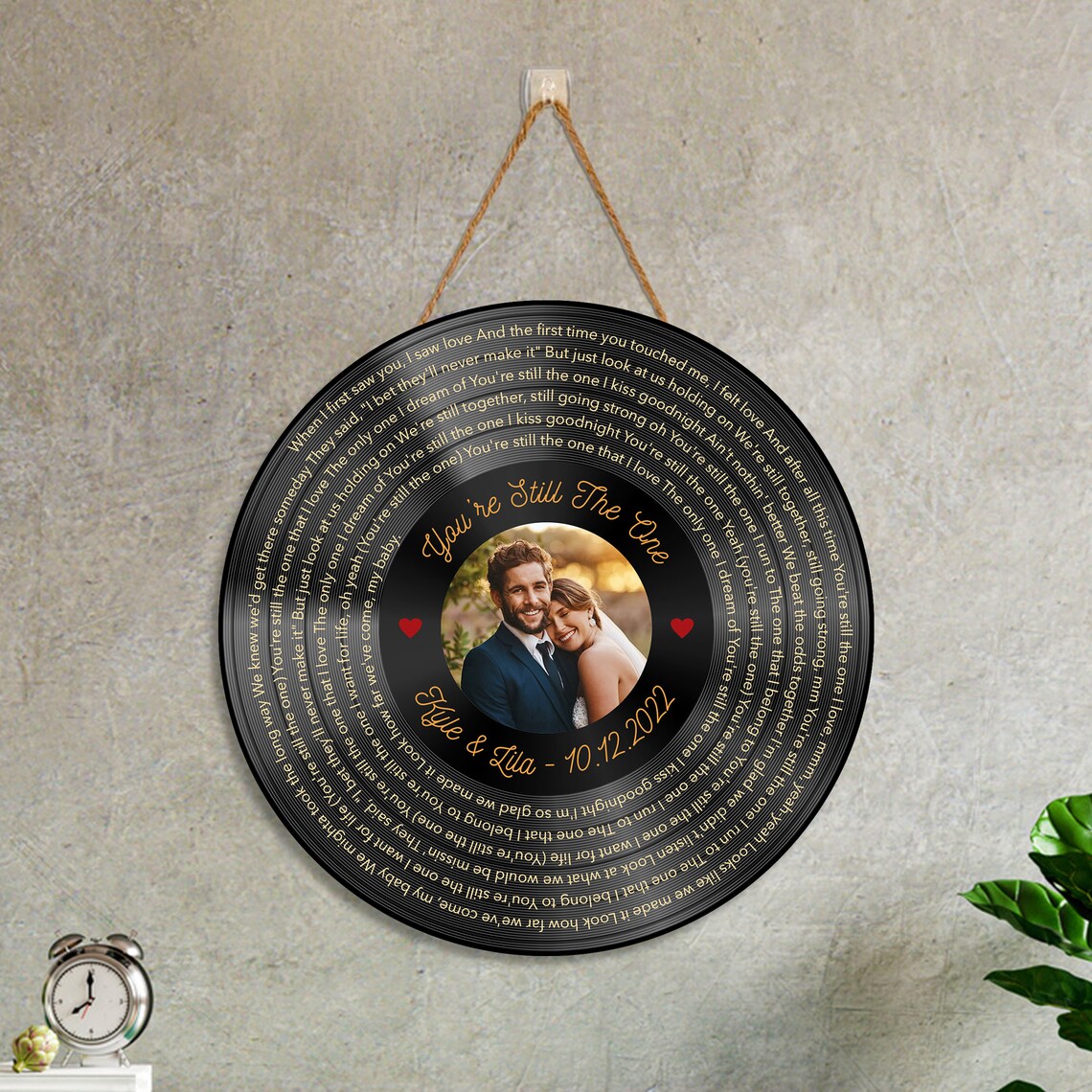 Personalized Wedding Gift Vinyl Record Song Lyrics for Him - Etsy
