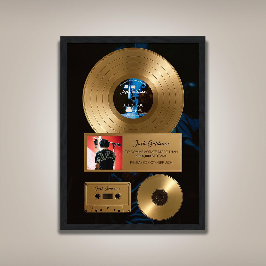 Personalized Music Award Plaque, Custom Plaque, Music Award, Frame ...