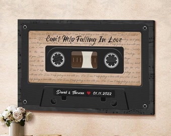Cassette Tape Song Lyrics - Etsy