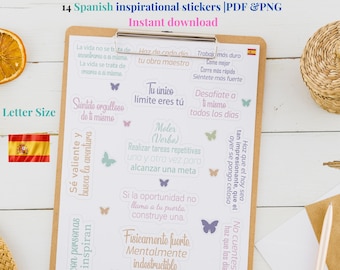 Spanish Digital Stickers - Etsy