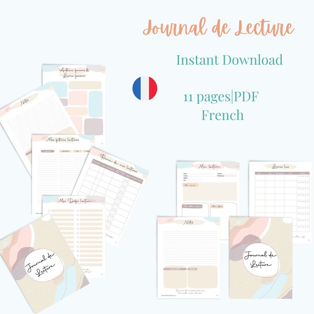 Journal de lecture Liste de lecture Journal de lecture Lecture d ...