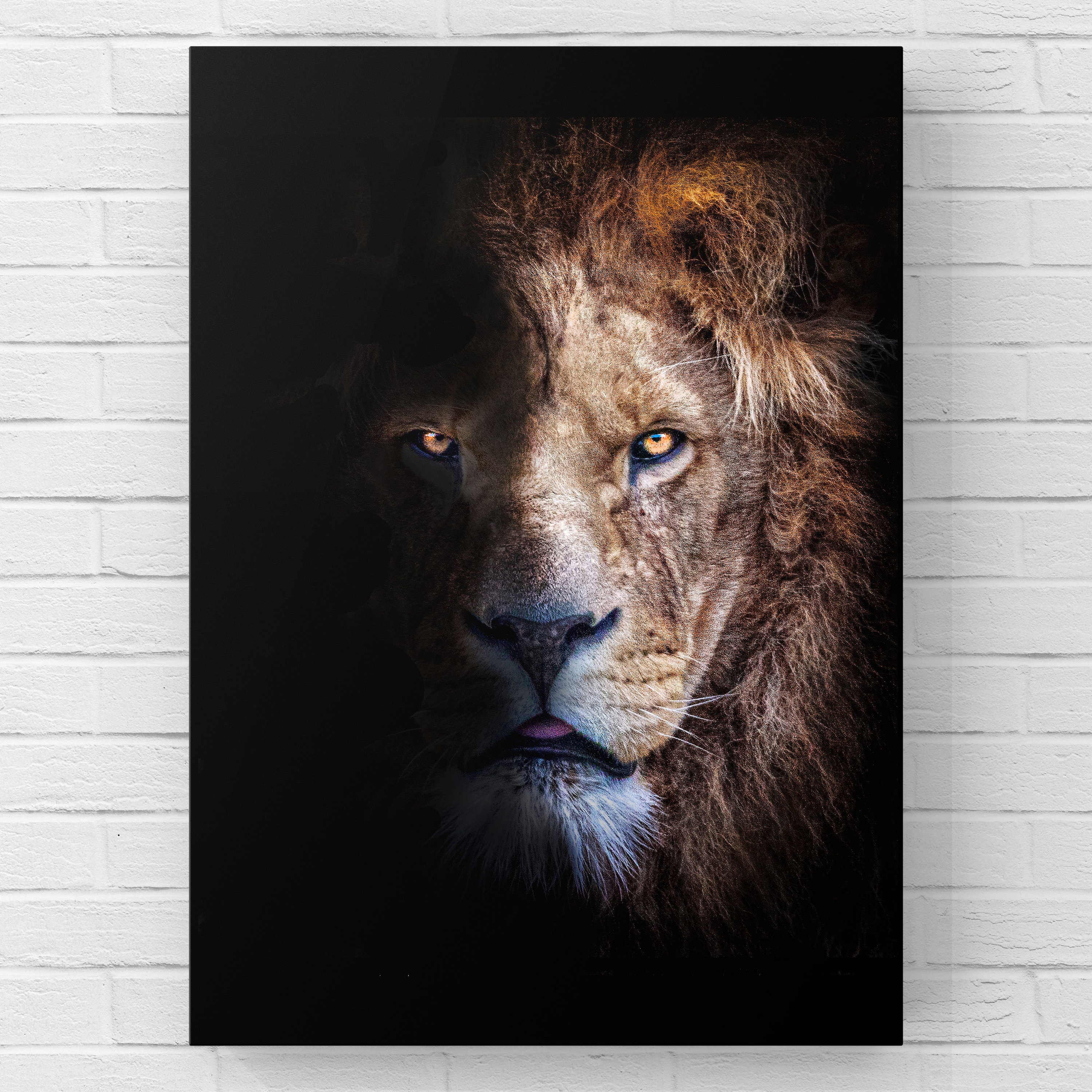 Shadow Lion - Etsy
