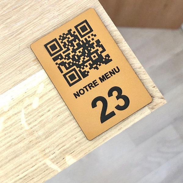 Qr Code Table Stickers - Etsy