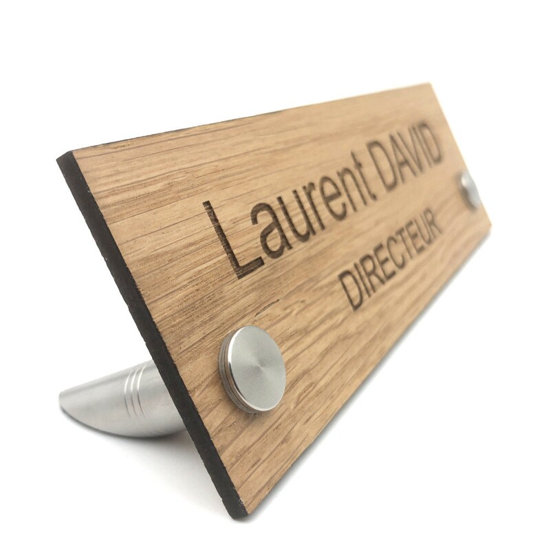 Personalized Name Tag for Modern Professional Office, Custom Engraved ...