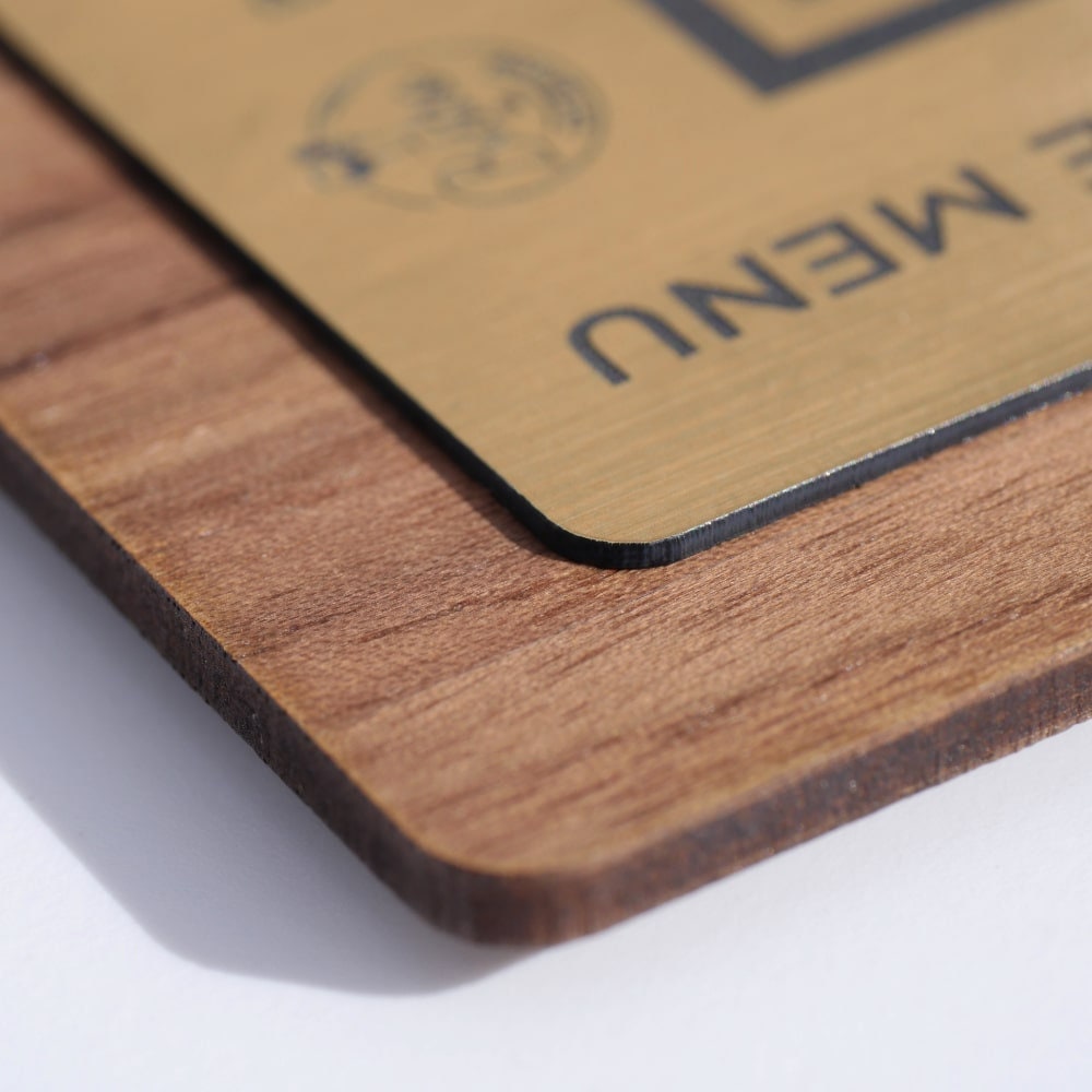 Personalized Engraved Wooden QR Code Easel (NFC) – Google Review Stand ...