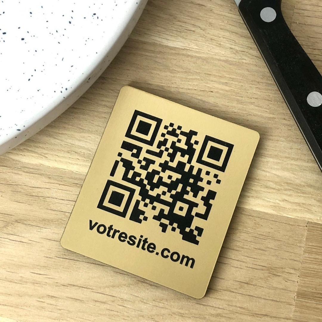Custom QR Code Stand Holder Contactless Menu for Restaurants, Hotels ...