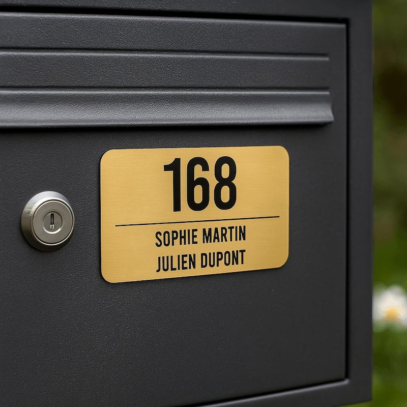 Mailbox Address Plate - Etsy