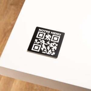 Personalized QR Code Plaque: Contactless Menu for Hospitality and Bars ...