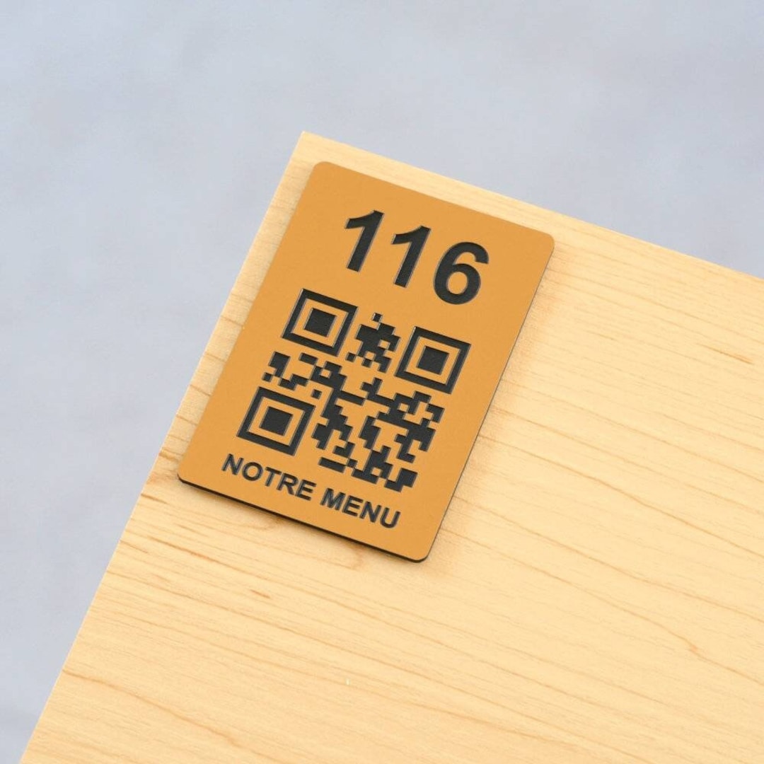 Personalized QR Code Support With Table Number, Contactless Menu, for ...