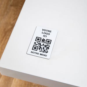 Personalized QR Code Plaque – Contactless Menu for Restaurants, Hotels ...