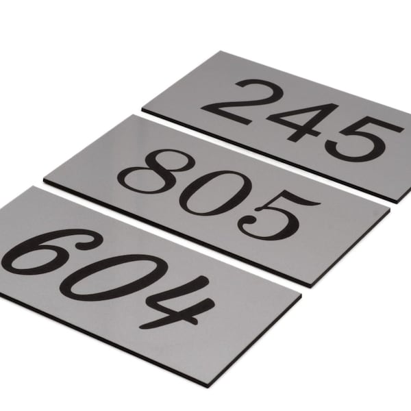 Engraved Door Number Plates - Etsy