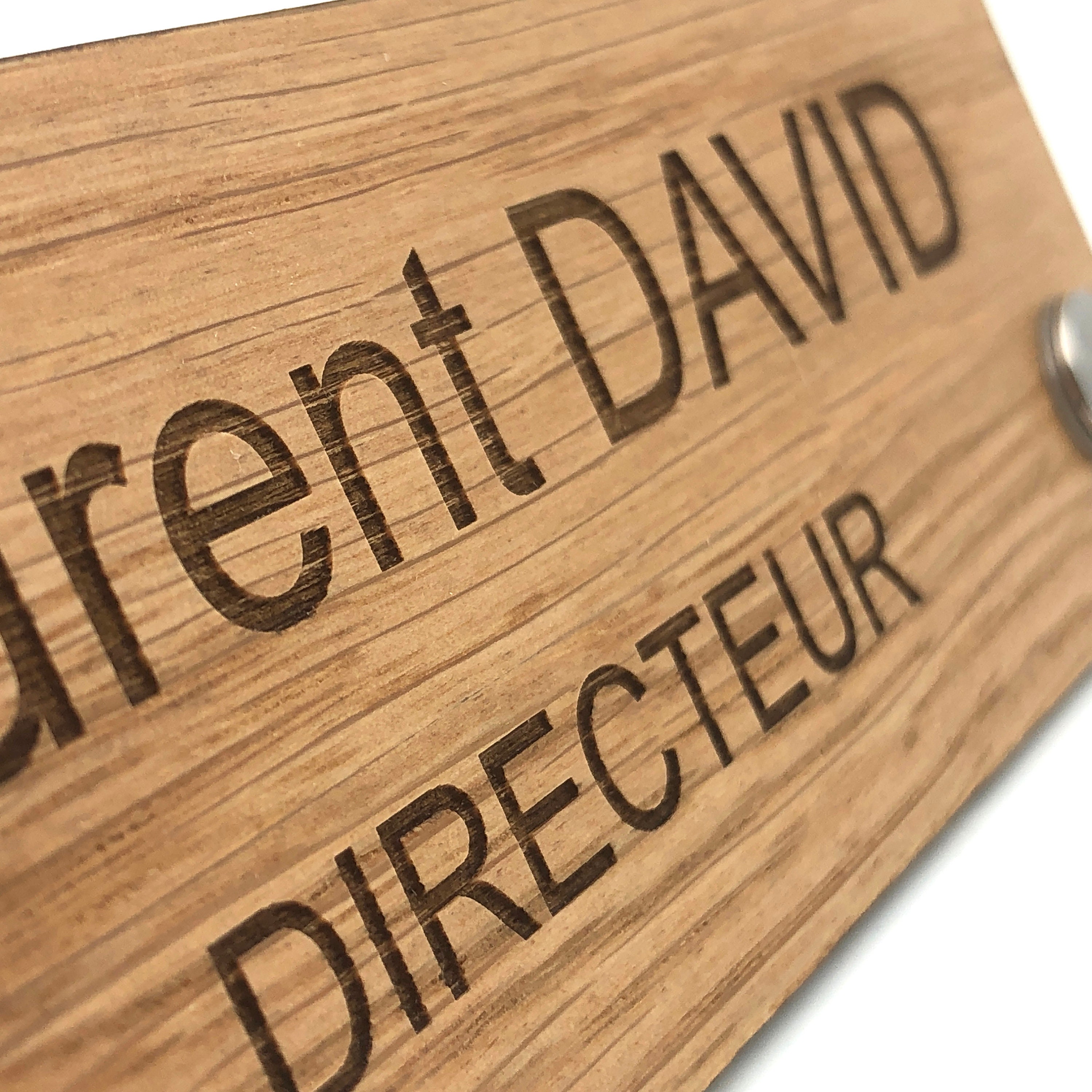 Personalized Name Tag for Modern Professional Office, Custom Engraved ...