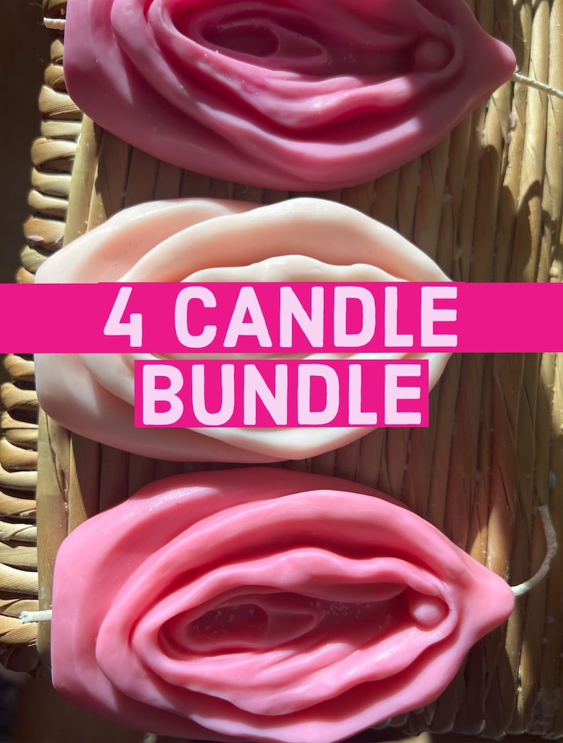 4x the ‘lil Litty Clitty Candle BUNDLE - Vegan Soy Wax - Etsy Canada