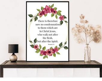Bible Verse Digital Download Scripture Wall Art Church Decor | Etsy