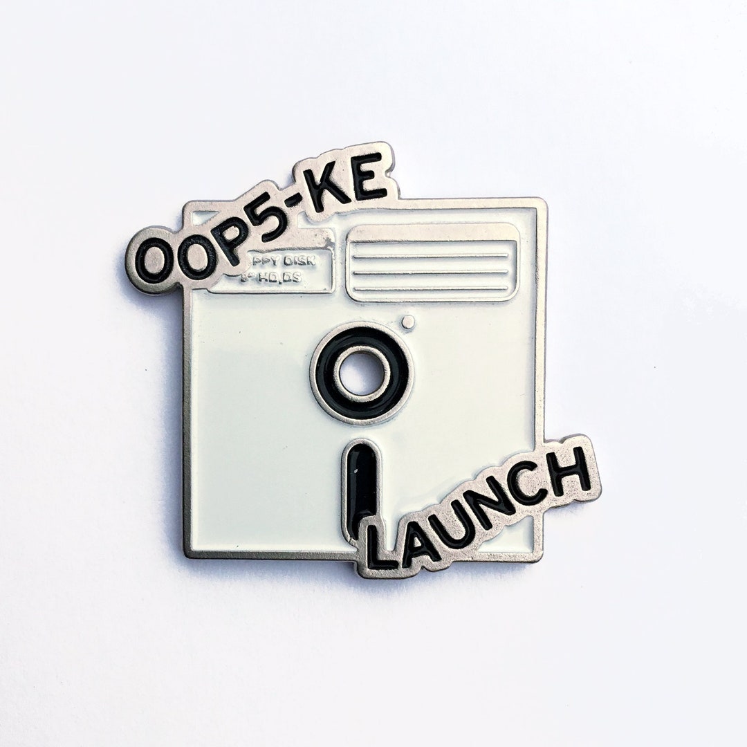 B Grade - Launch Floppy Disk Soft Enamel Pin - Etsy